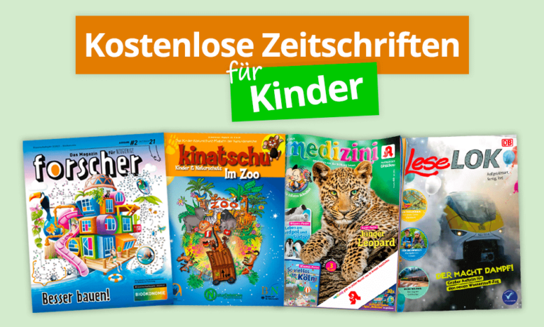 13 Kostenlose Zeitschriften für Kinder